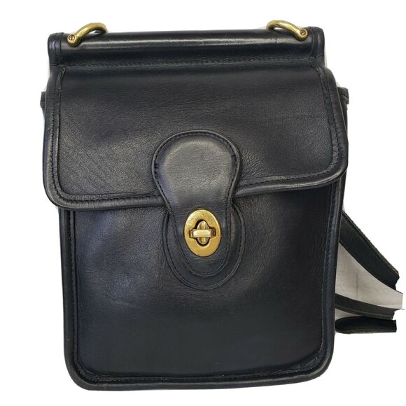 Coach | Bags | Vintage Coach Murphy Crossbody Bag Black Leather 993 ...